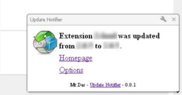 Get Notifications For Updated Chrome Extensions